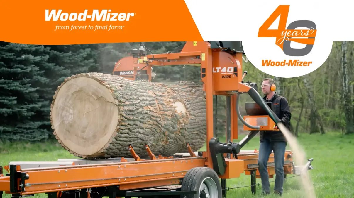 Wood-Mizer's 40th anniversary - Wood magazine